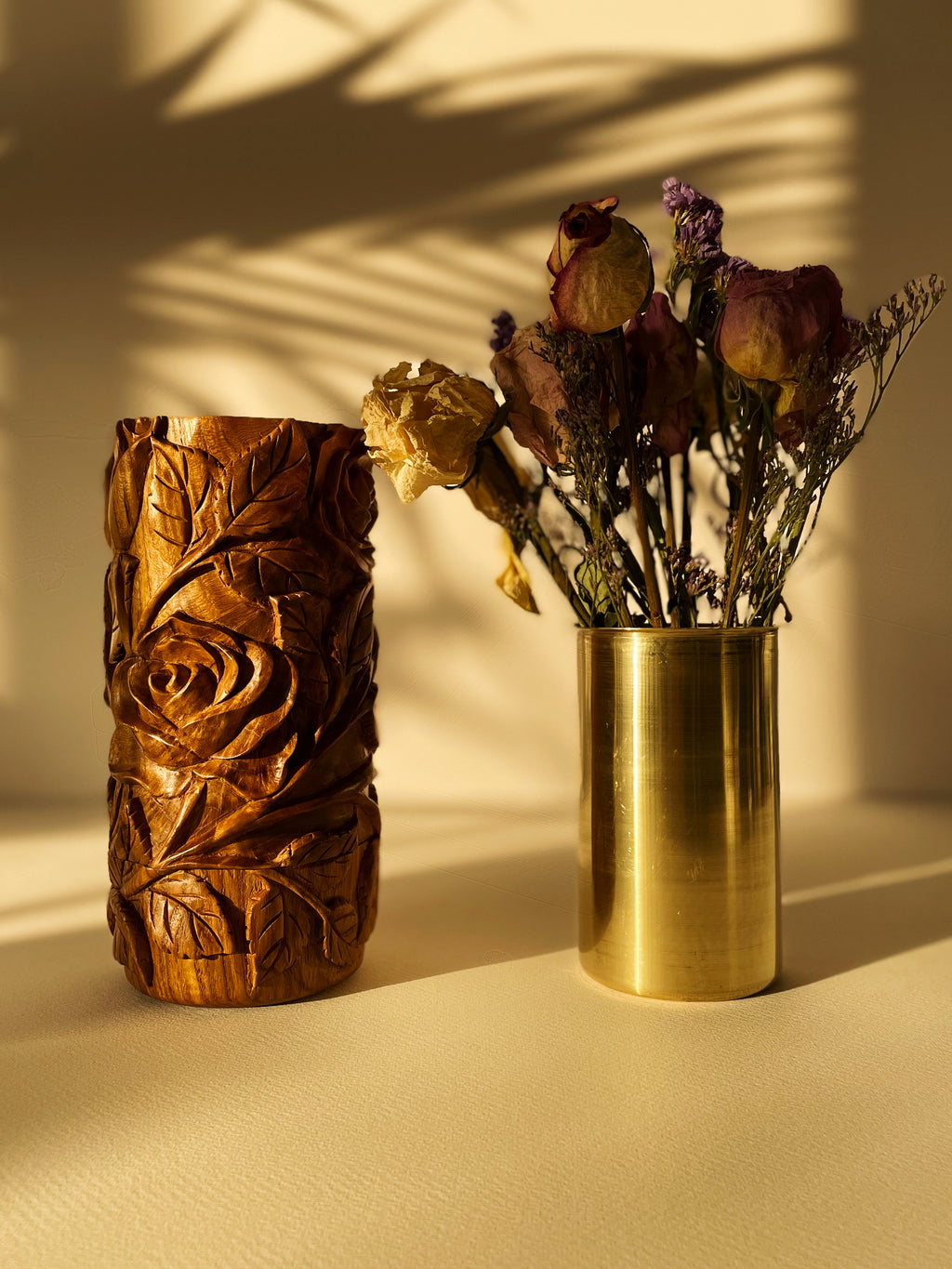 37 - Floral Vase & Inscense Burner